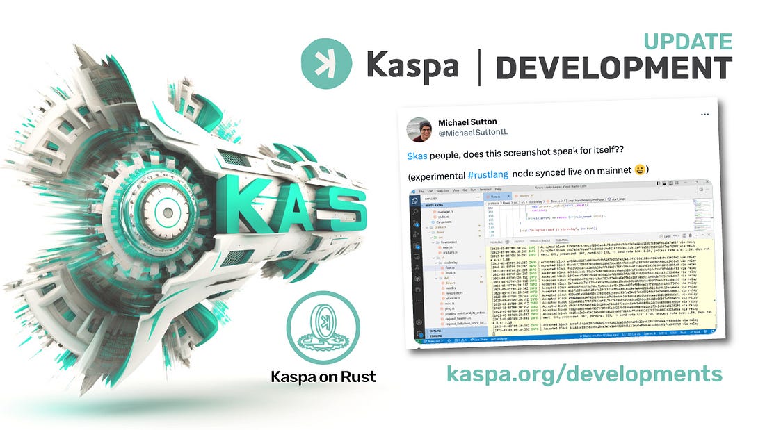 Kaspa on Rust — Update - Kaspa