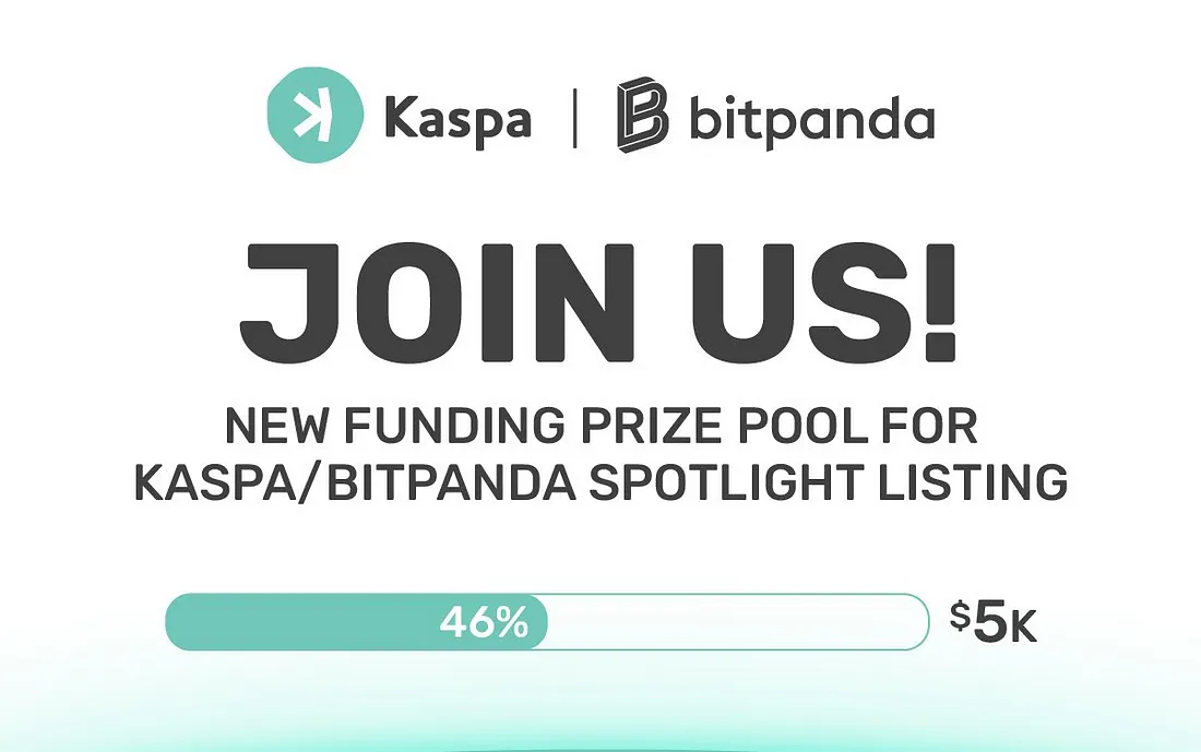 Kaspa Crowdfund Campaign: Bitpanda - Kaspa