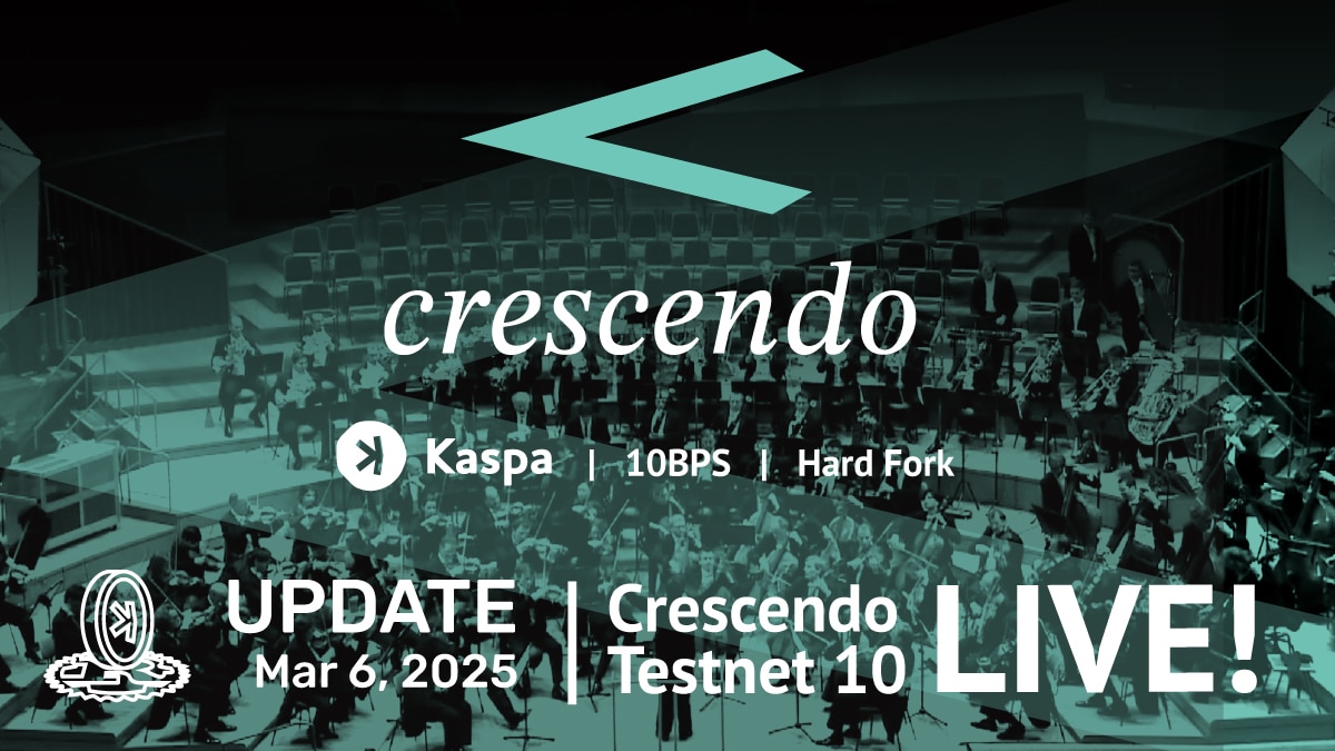 TN10 - Crescendo Hardfork Node Setup Guide - Kaspa